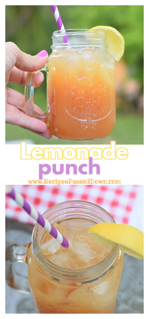 Lemonade Punch Recipe - Recipes Passed Down