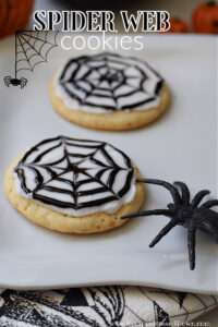How to Make Spider Web Cookies for Halloween Treats - Recipes Passed Down