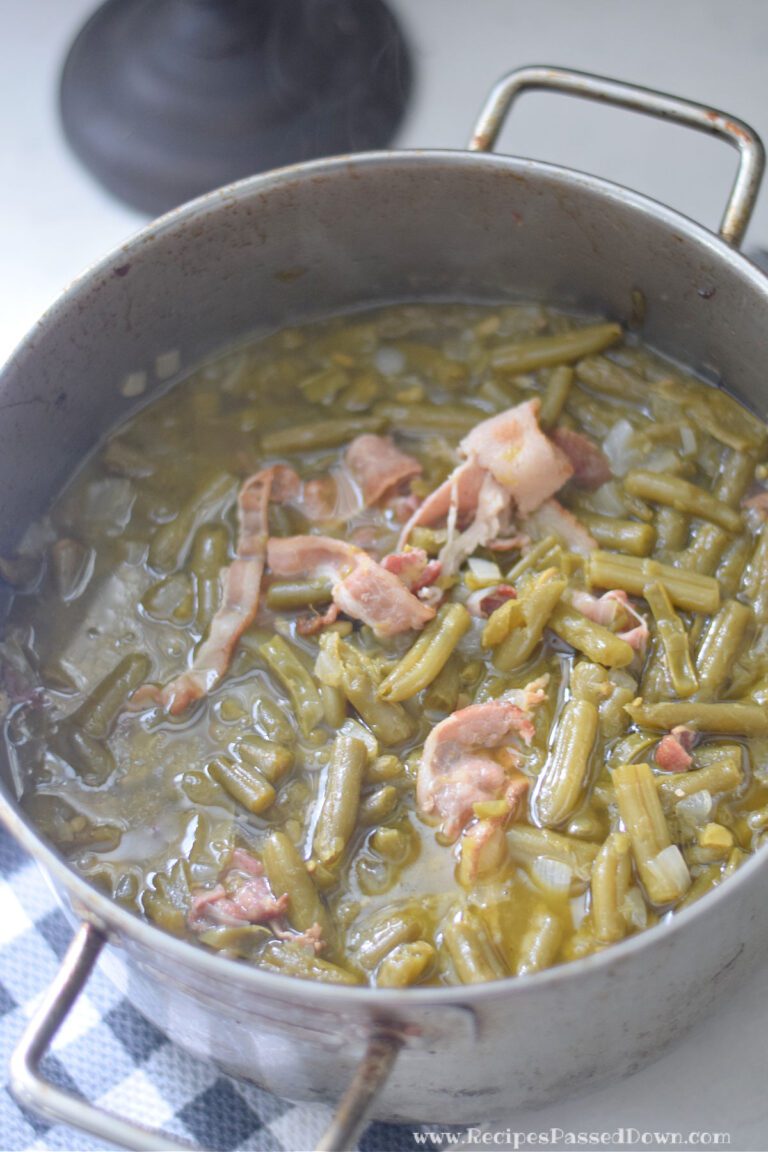 Copycat Cracker Barrel Green Beans - Recipes Passed Down