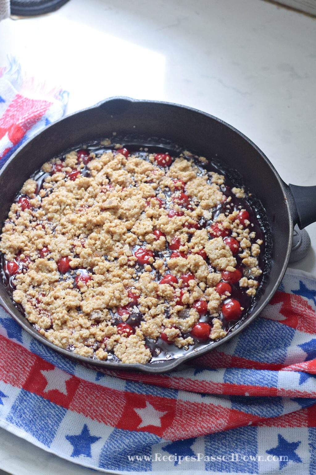 Cherry Crisp Recipe - Recipes Passed Down